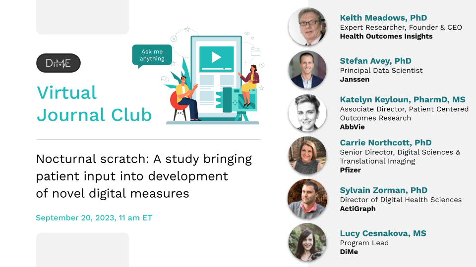 Nocturnal Scratch: A study bringing patient input into development of ...